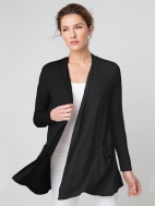 Drape Front Cardigan by KINROSS CASHMERE at Hello Boutique