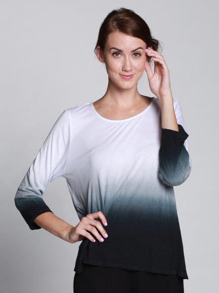 3/4 Sleeve Basic Top by Chalet et ceci at Hello Boutique