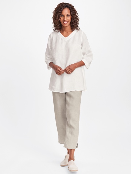 Bloom V-neck Tunic by Flax at Hello Boutique