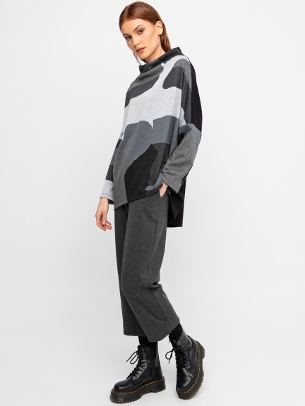 Camo Fleur Boxy Top by Ozai N Ku at Hello Boutique