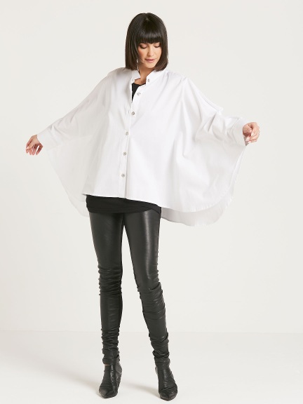 Cape Shirt by Planet by Lauren G at Hello Boutique