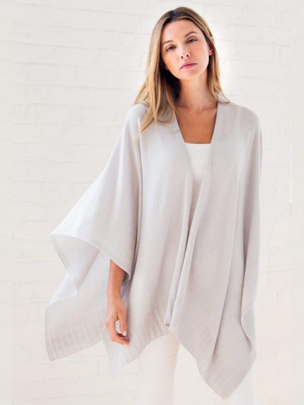 Cashmere Ruana by Kinross Cashmere at Hello Boutique