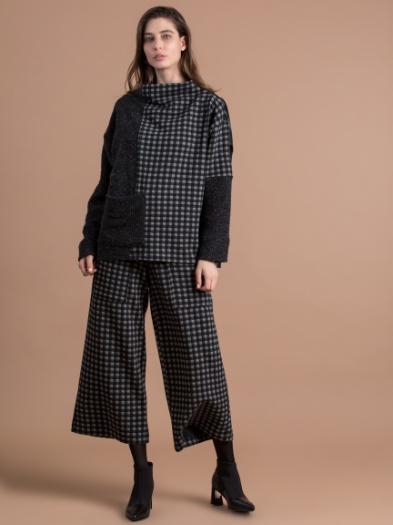 Charcoal Net Top by Alembika at Hello Boutique