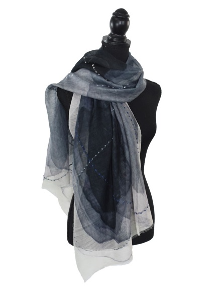 Dodger Scarf by Dupatta Designs at Hello Boutique