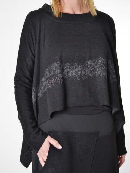 Drape Side Sweater by Crea Concept at Hello Boutique