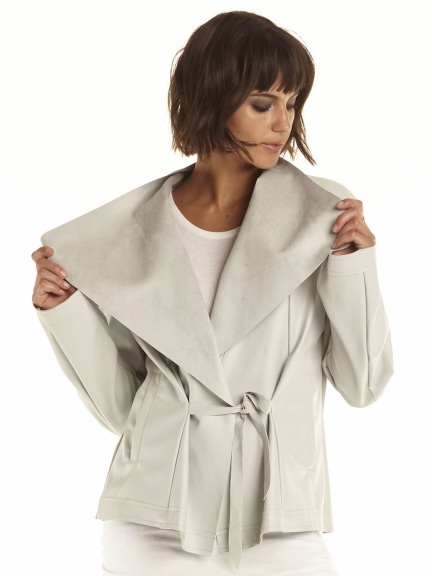 Flip Collar Jacket by Planet by Lauren G at Hello Boutique