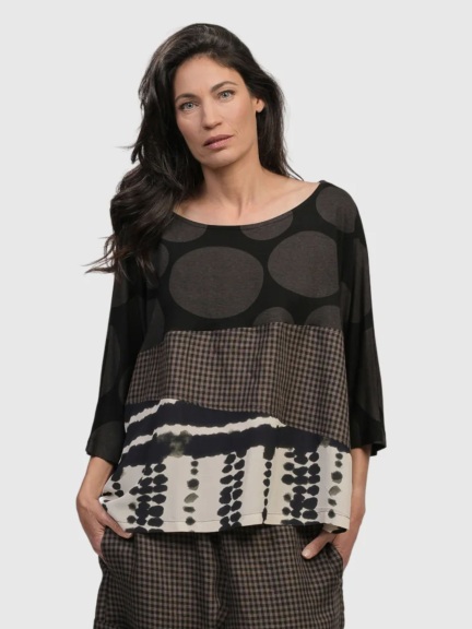 Izma Boxy Tee by Alembika at Hello Boutique