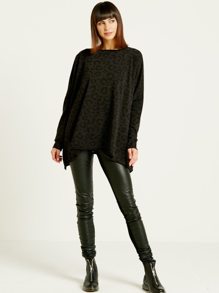 Leopard Swing T by Planet at Hello Boutique
