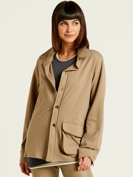 Modern C.P.O. Jacket by Planet by Lauren G at Hello Boutique