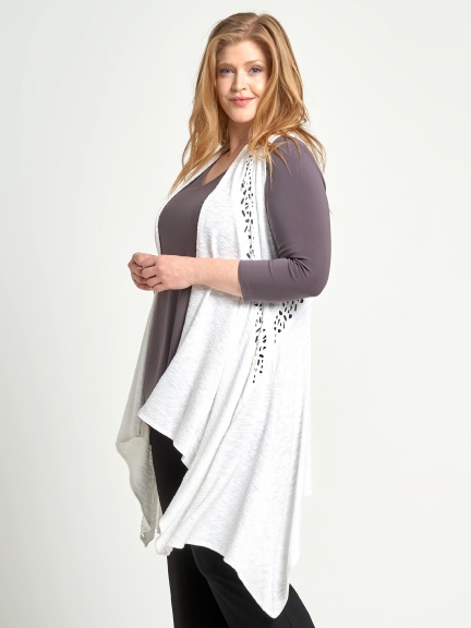 Mosaic Sweater Vest by Sympli at Hello Boutique