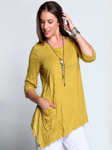 Ona Angled Side Pocket Top by Chalet et ceci at Hello Boutique