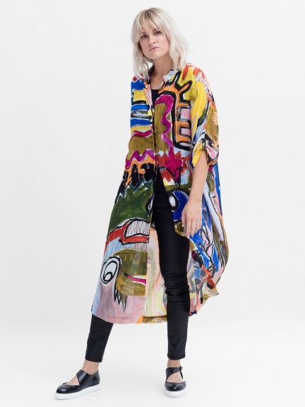 Print Mostro Dress by Elk the Label at Hello Boutique