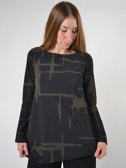 Print Pushover Top by Porto at Hello Boutique