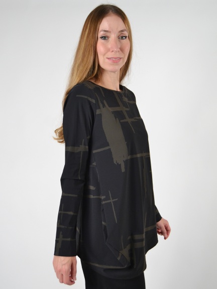 Print Pushover Top by Porto at Hello Boutique