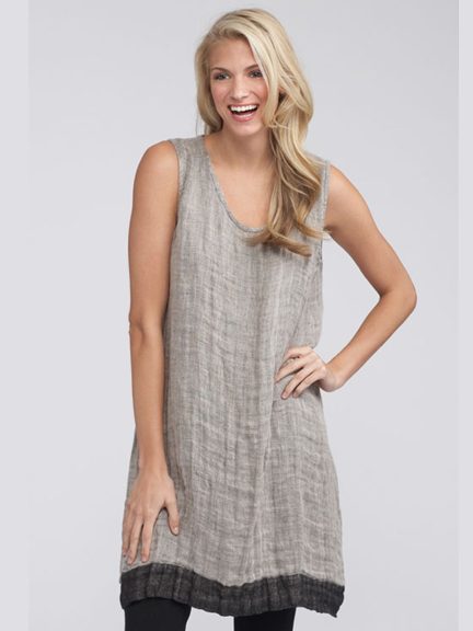 Rev. Banded Tunic by Flax at Hello Boutique