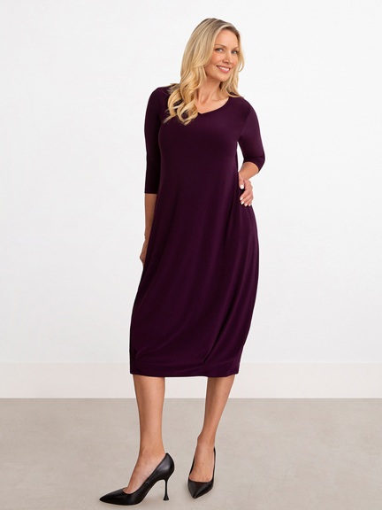 Narrow Lantern Dress by Sympli at Hello Boutique