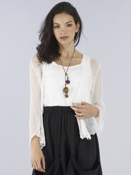 Crochet Shrug by Luna Luz at Hello Boutique