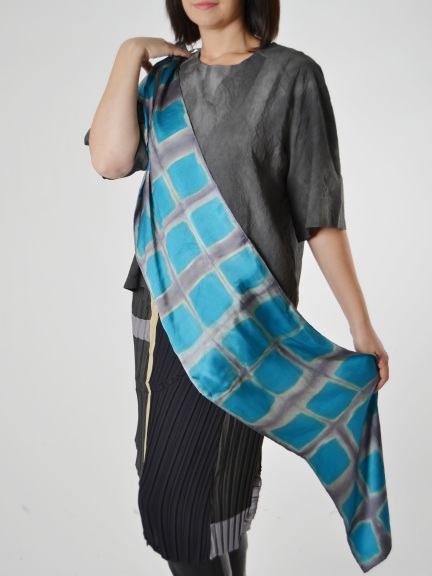 Silk Cube Scarf by Donyale at Hello Boutique
