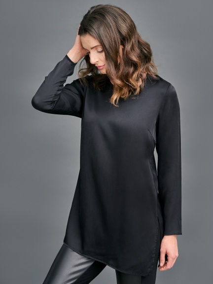 Silk Classic Tunic by Sympli at Hello Boutique