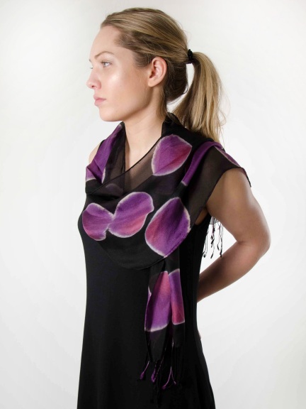 Silk Mesh Scarf by Donyale at Hello Boutique