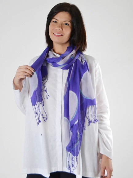 Silk Full Moon Scarf by Donyale at Hello Boutique