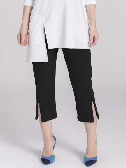 Slim Zip Capri by Sympli at Hello Boutique