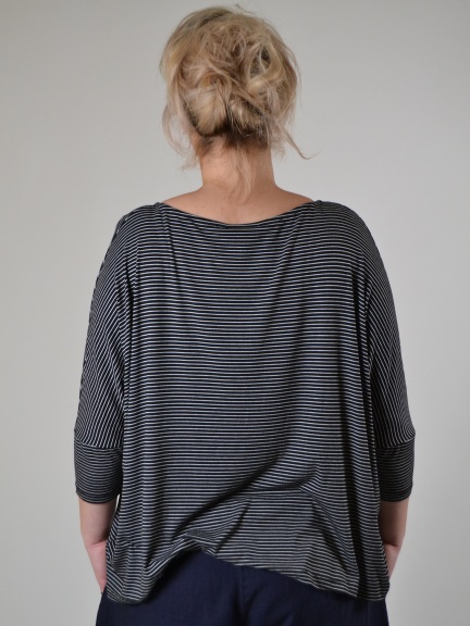 Stripe Virginia Top by Alembika at Hello Boutique