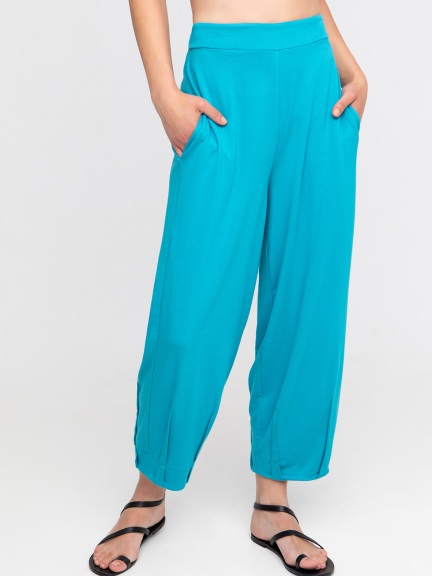 Turquoise Pants by Ozai N Ku at Hello Boutique