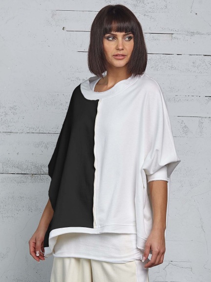 Two Tone Top by Planet at Hello Boutique