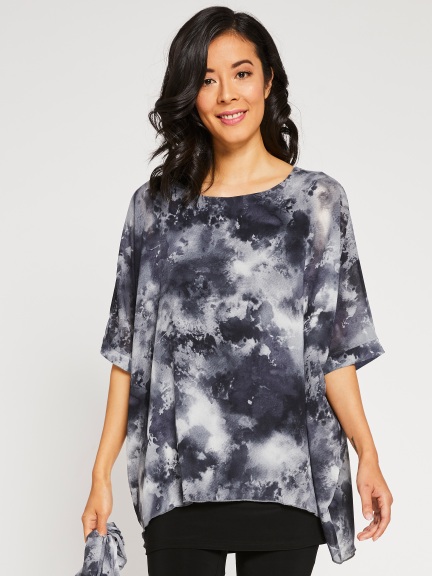 Sheer Boxy Tee by Sympli at Hello Boutique