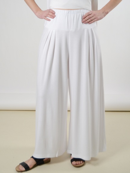 Wide Pleat Drape Pant by Alembika at Hello Boutique